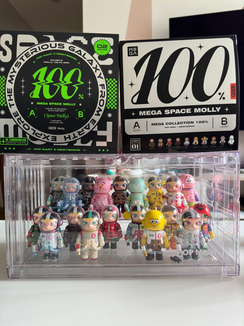 Popmart Mega Space Molly Series 1 + Series 2B- 100%, Hobbies & Toys ...