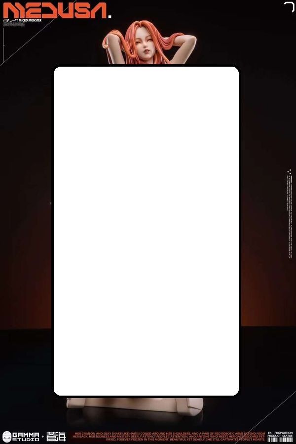 【PRE-ORDER】 Gamma Studio x Cang Hai Studio - Medusa Micro Monster Resin ...
