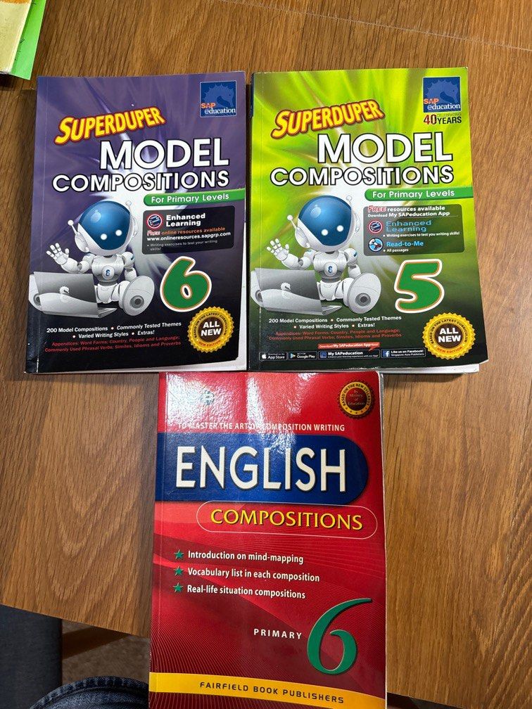 PSLE English compo, Hobbies & Toys, Books & Magazines, Assessment Books ...