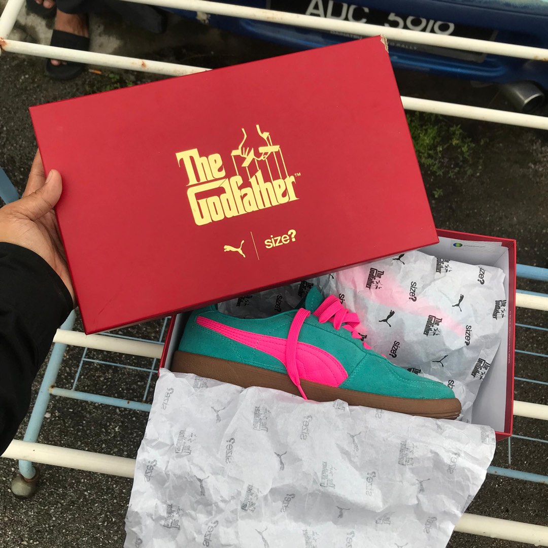 Puma Palermo X GodFather, Men's Fashion, Footwear, Sneakers on Carousell