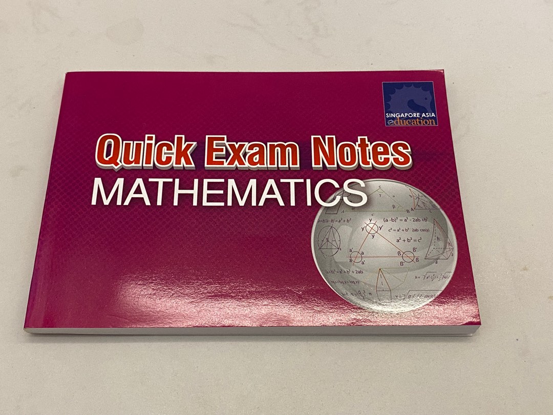 Quick Exam Notes MATHEMATICS, Hobbies & Toys, Books & Magazines ...