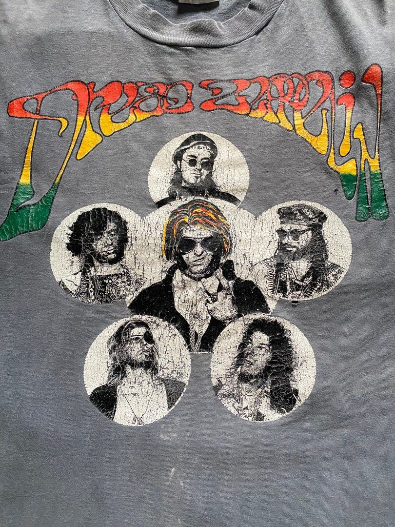 Rare Vintage DREAD ZEPPELIN 90s, Men's Fashion, Tops & Sets, Tshirts ...