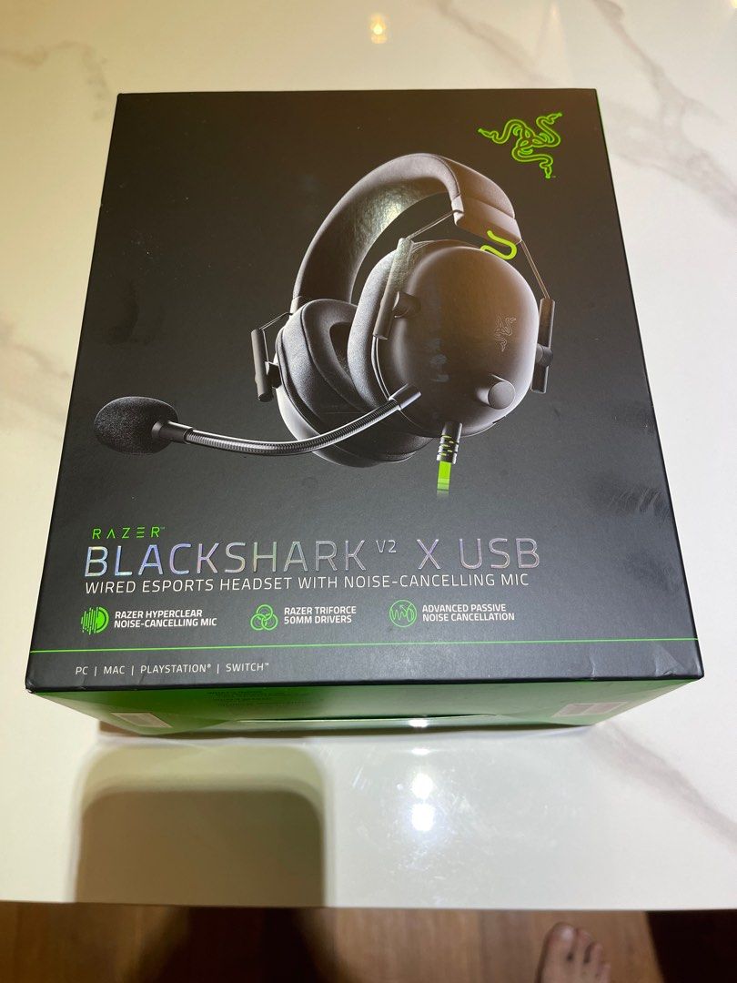 Razer black shark v2 X USB, Audio, Headphones & Headsets on Carousell