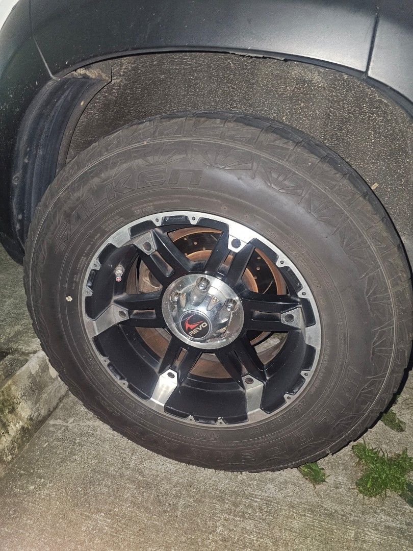 Revo 16" off-road zero offset rims and falken wildpeak 235/70/16 AT ...