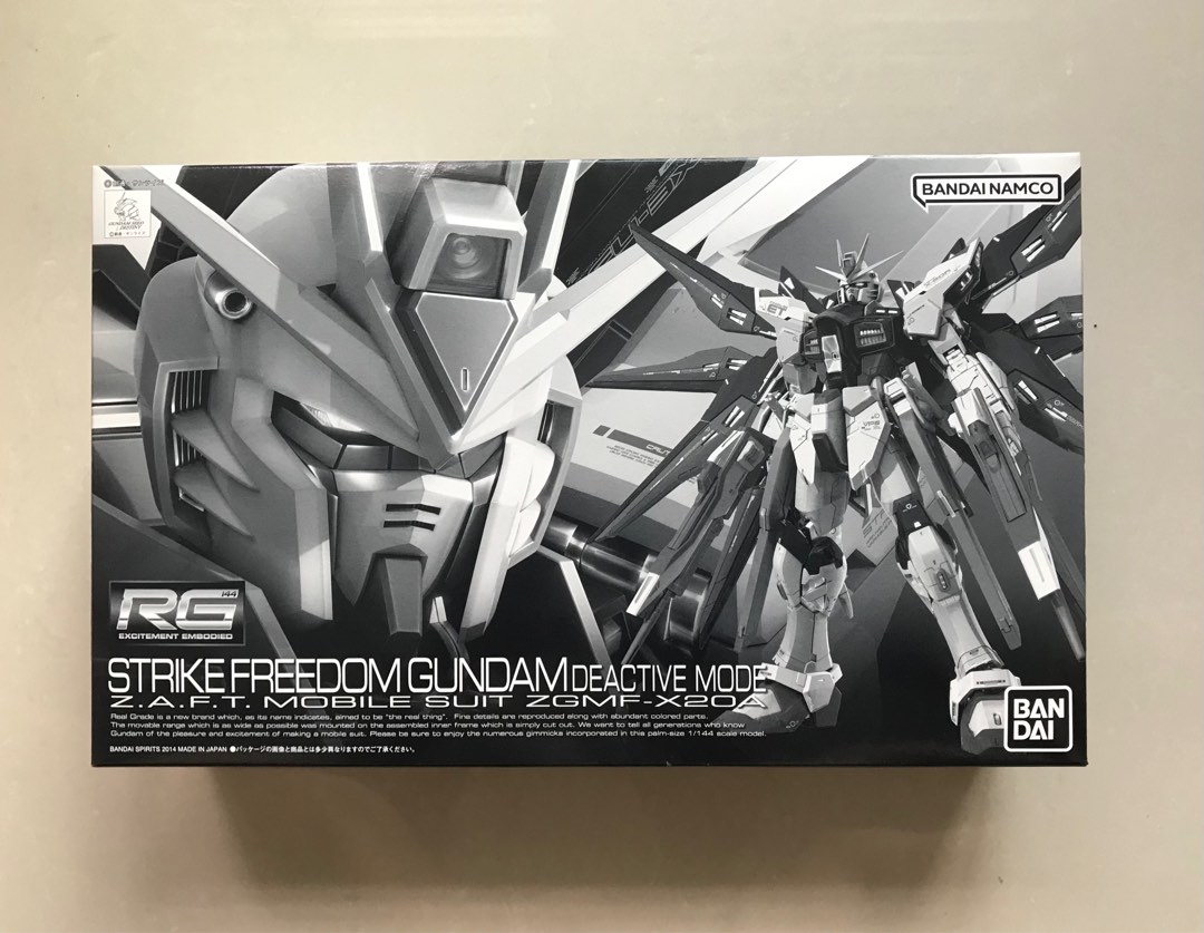 RG 1/144 Strike Freedom Gundam (Deactive Mode), Hobbies & Toys, Toys ...