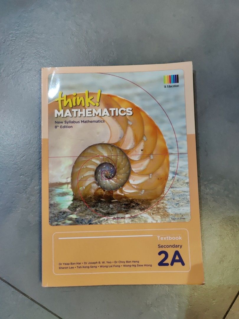 Sec 2 Math Textbook A, Hobbies & Toys, Books & Magazines, Textbooks on ...