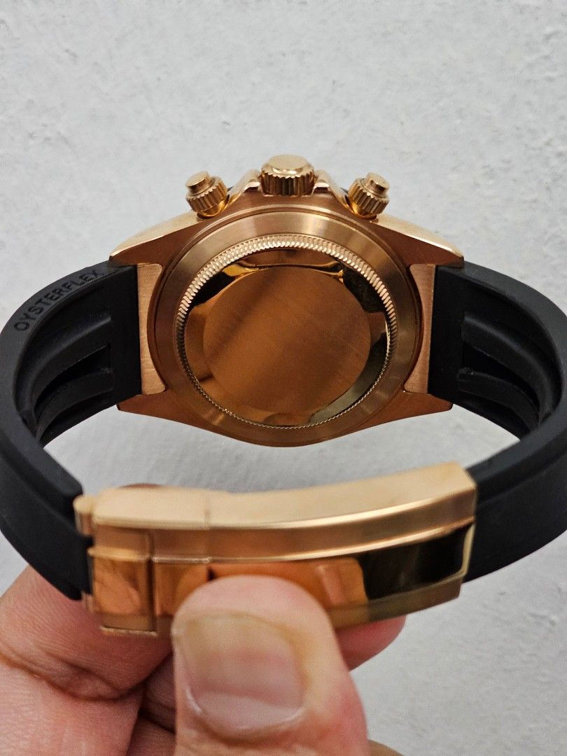 Seiko Rolex Daytona Rose Gold Mod Men's Watch, Men's Fashion, Watches ...