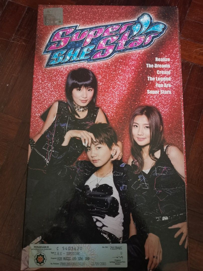 SHE superstar VCD, Hobbies & Toys, Music & Media, CDs & DVDs on Carousell