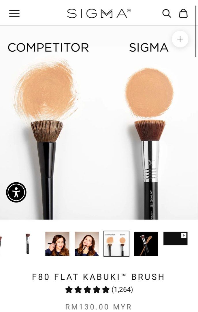 Sigma F80 Makeup Brush | Saubhaya Makeup