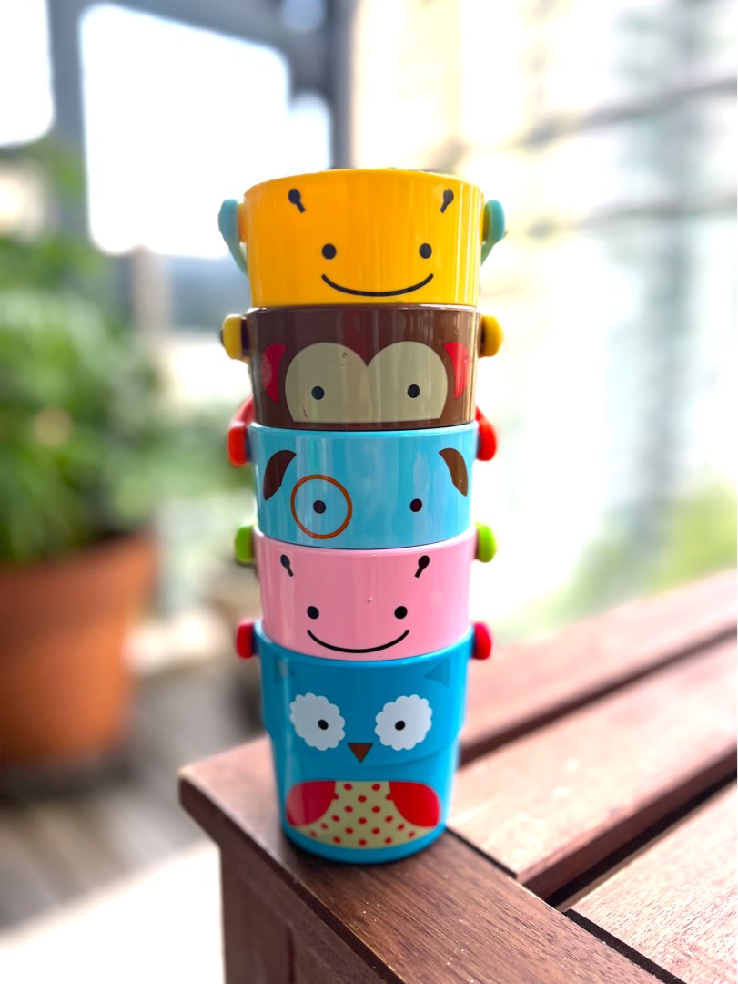 Skip Hop zoo stack and pour buckets, Babies & Kids, Infant Playtime on ...