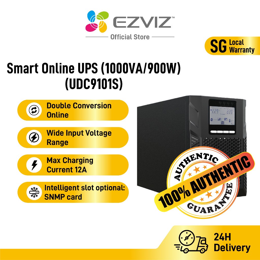 Smart online ups udc9101s 1000va 900w online double, Furniture & Home ...