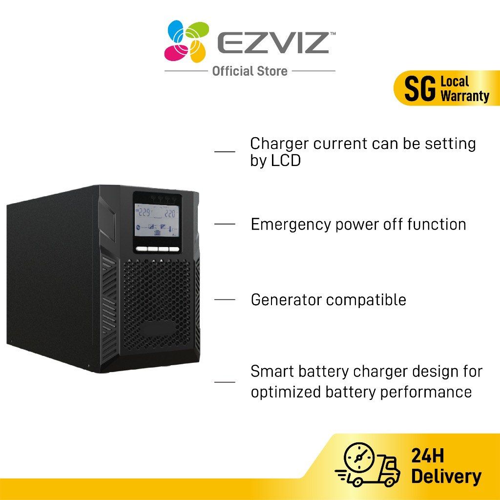 Smart online ups udc9101s 1000va 900w online double, Furniture & Home ...