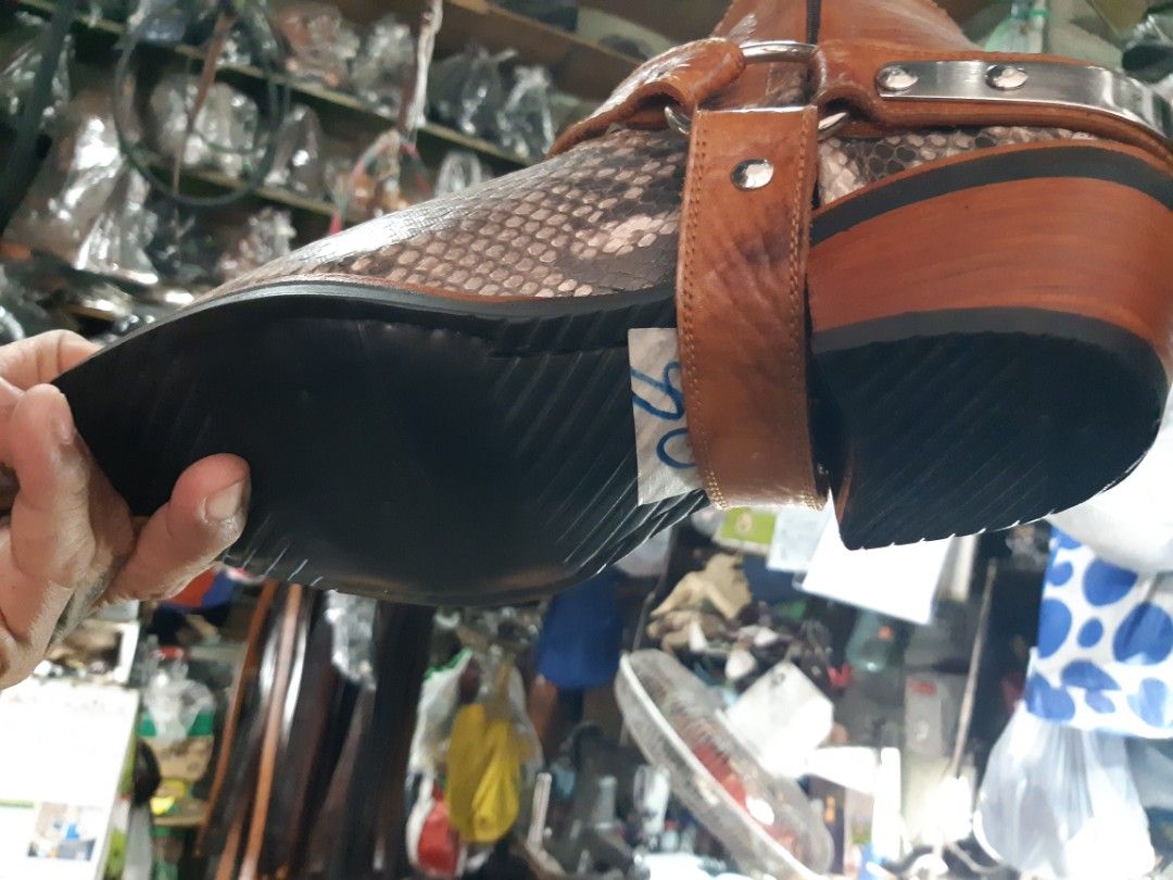 Snake Skin / Leather Cowboy Shoes / Boots with Spurs Made to Order ...