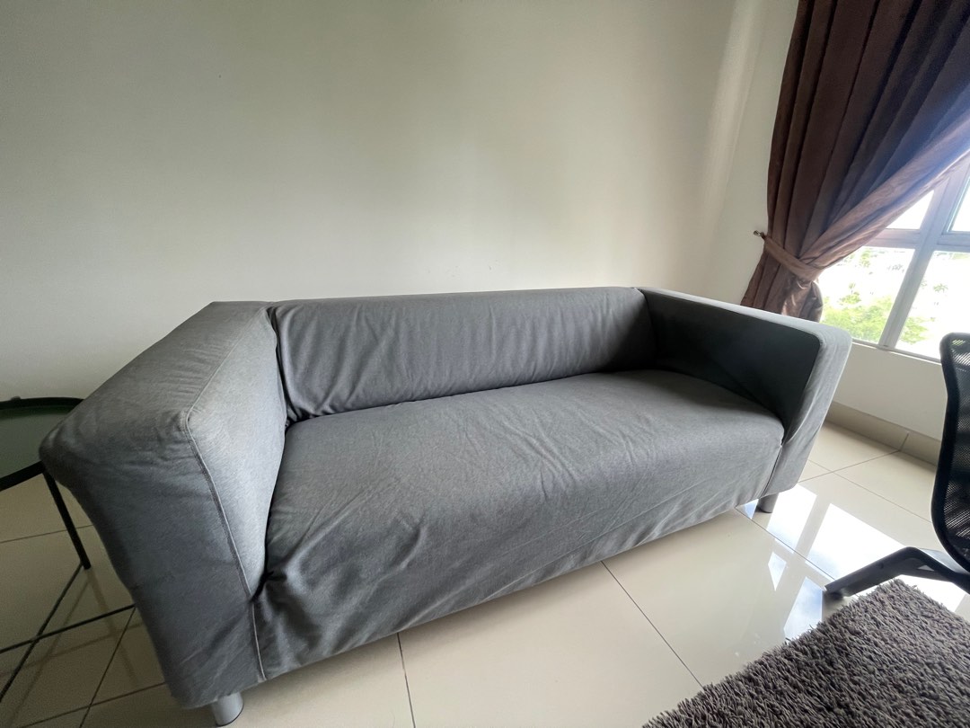 Sofas KLIPPAN IKEA, Furniture & Home Living, Furniture, Sofas on Carousell