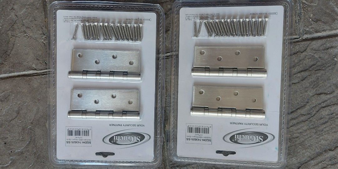 St Guchi Heavy Duty SUS304 Hinge, Furniture & Home Living, Security ...