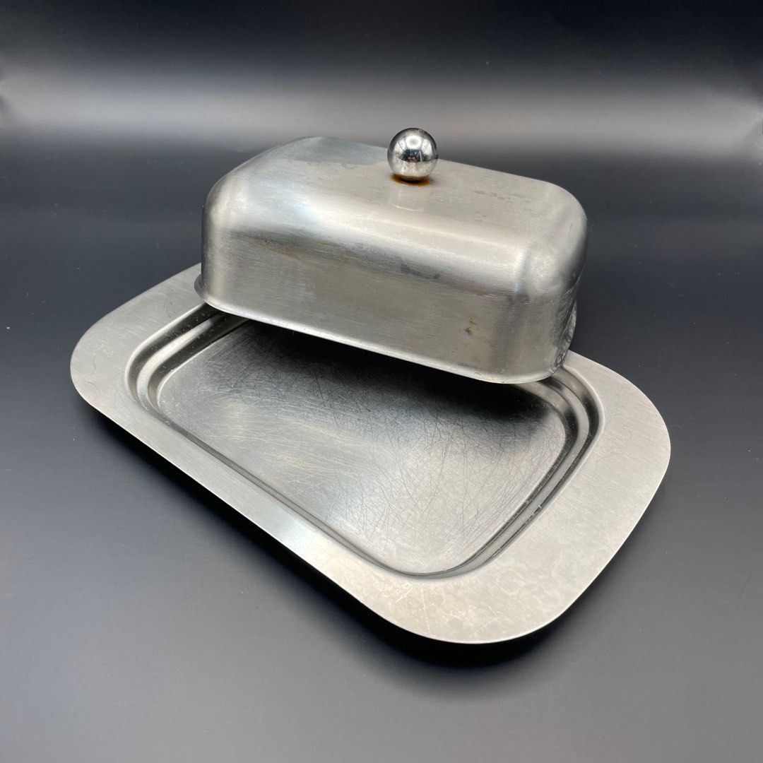 Stainless Steel Butter Tray, Furniture & Home Living, Kitchenware ...