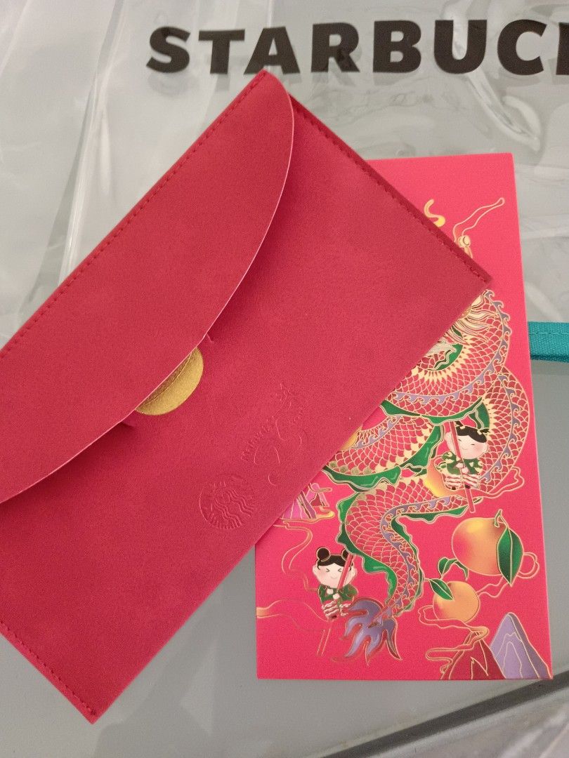 Starbucks dragon year ang pow, Hobbies & Toys, Stationery & Craft ...