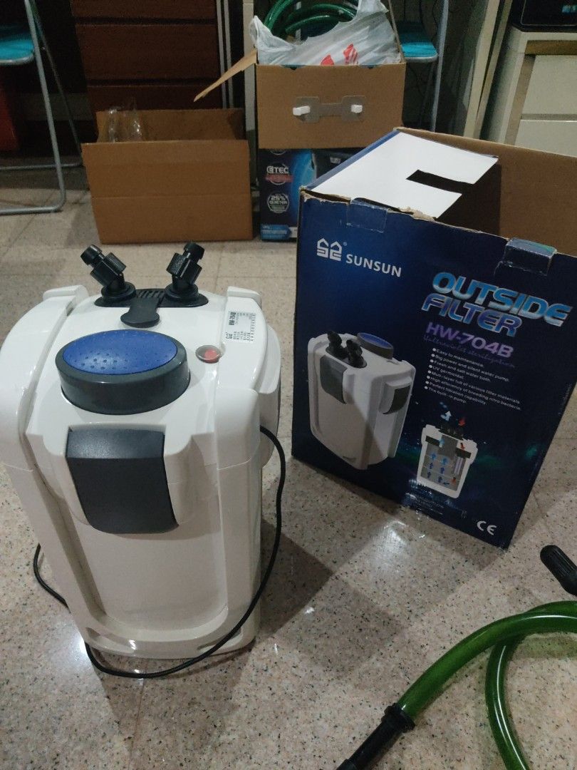 SunSun HW-704B Filter with UV, Pet Supplies, Homes & Other Pet ...