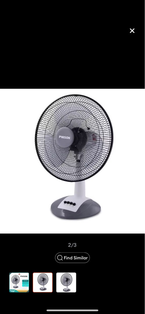 Table Fan 16inch (Phison), Furniture & Home Living, Lighting & Fans ...