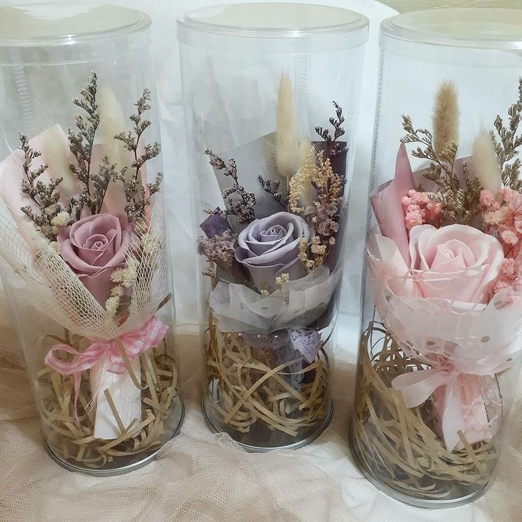 Tabung Kemasan Souvenir wadah Bunga Mika D8 T17. Alas Kaleng, Desain ...