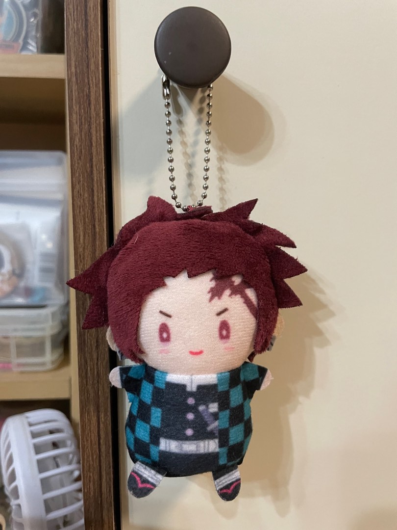 Tanjiro Puppela Finger Puppet Mascot Plush Keychain MOVIC Demon Slayer ...