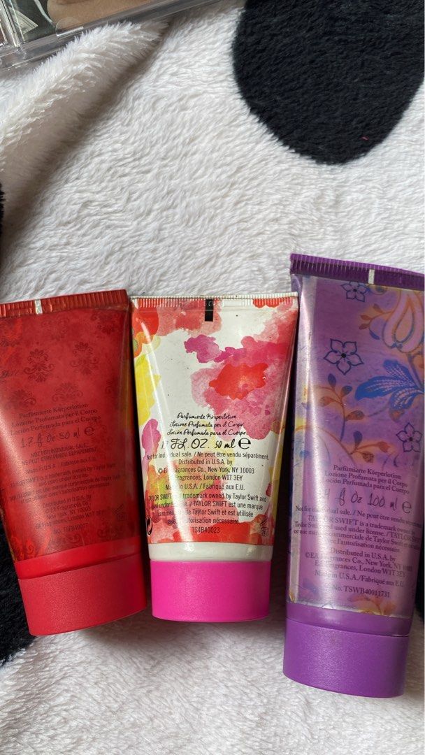 Taylor Swift Scented Body Lotion, Beauty & Personal Care, Bath & Body ...