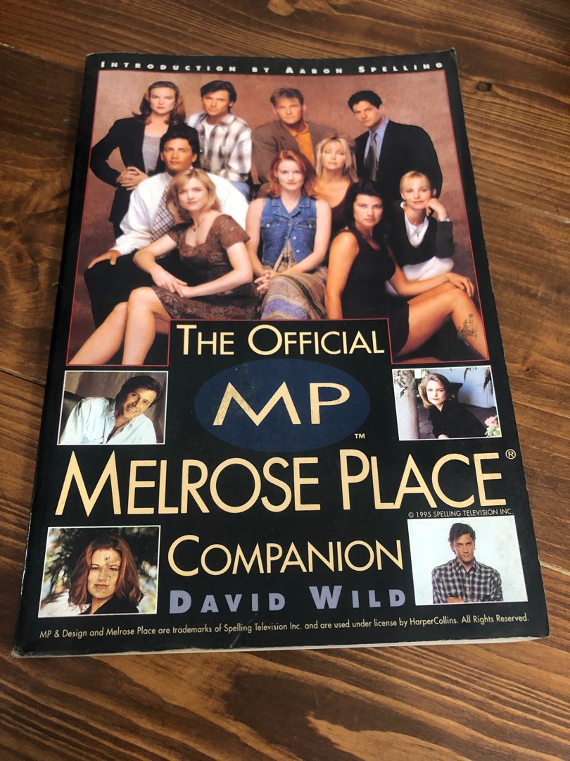 THE OFFICIAL MELROSE PLACE COMPANION BOOK, Hobbies & Toys, Books ...