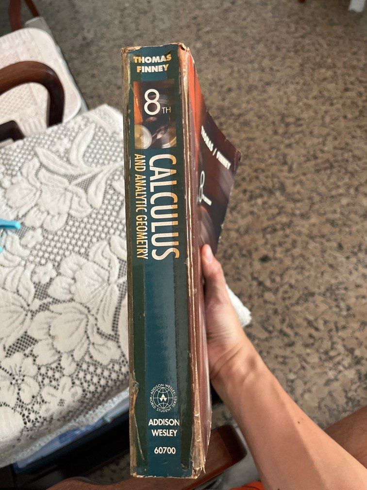 Thomas & Finney Calculus and Analytic Geometry 8th Edition, Hobbies ...