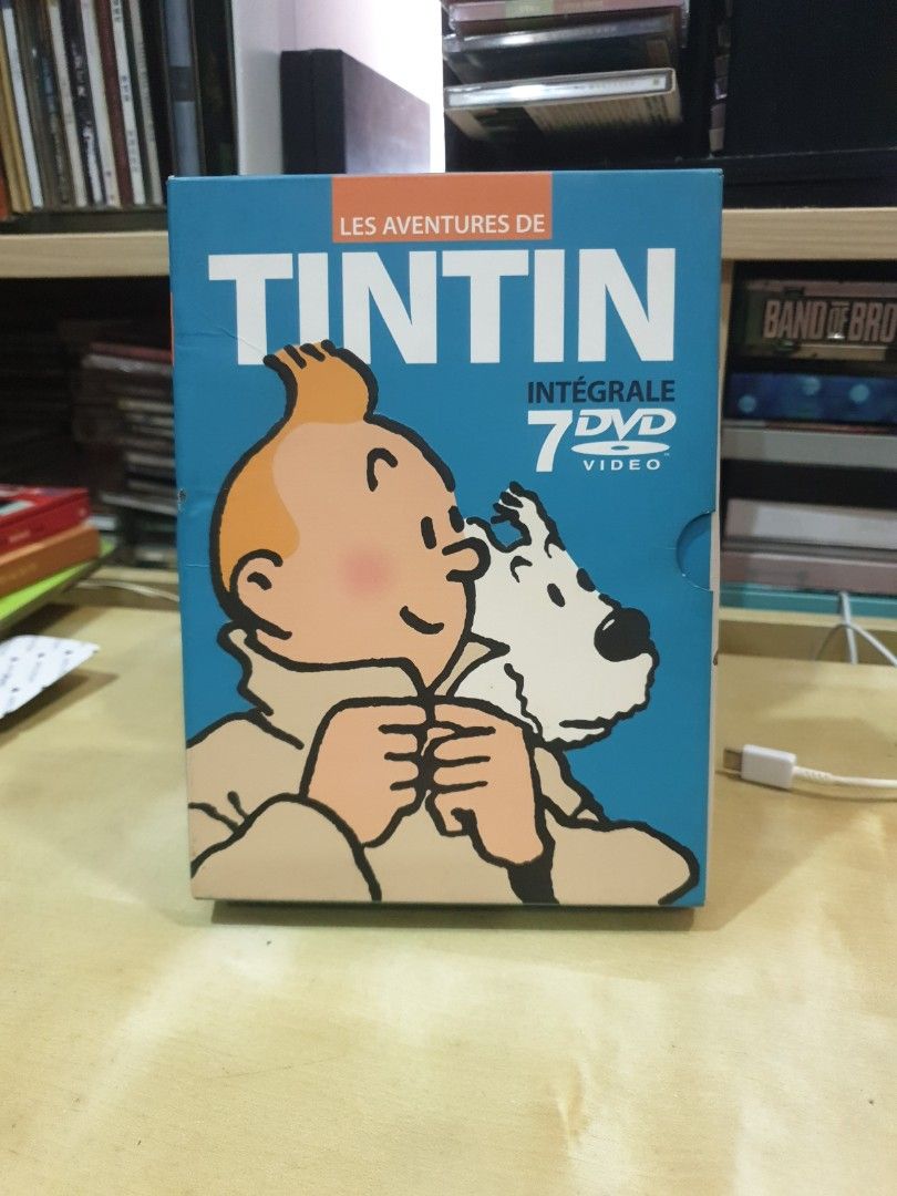 Tintin DVD Boxset, Hobbies & Toys, Music & Media, CDs & DVDs on Carousell