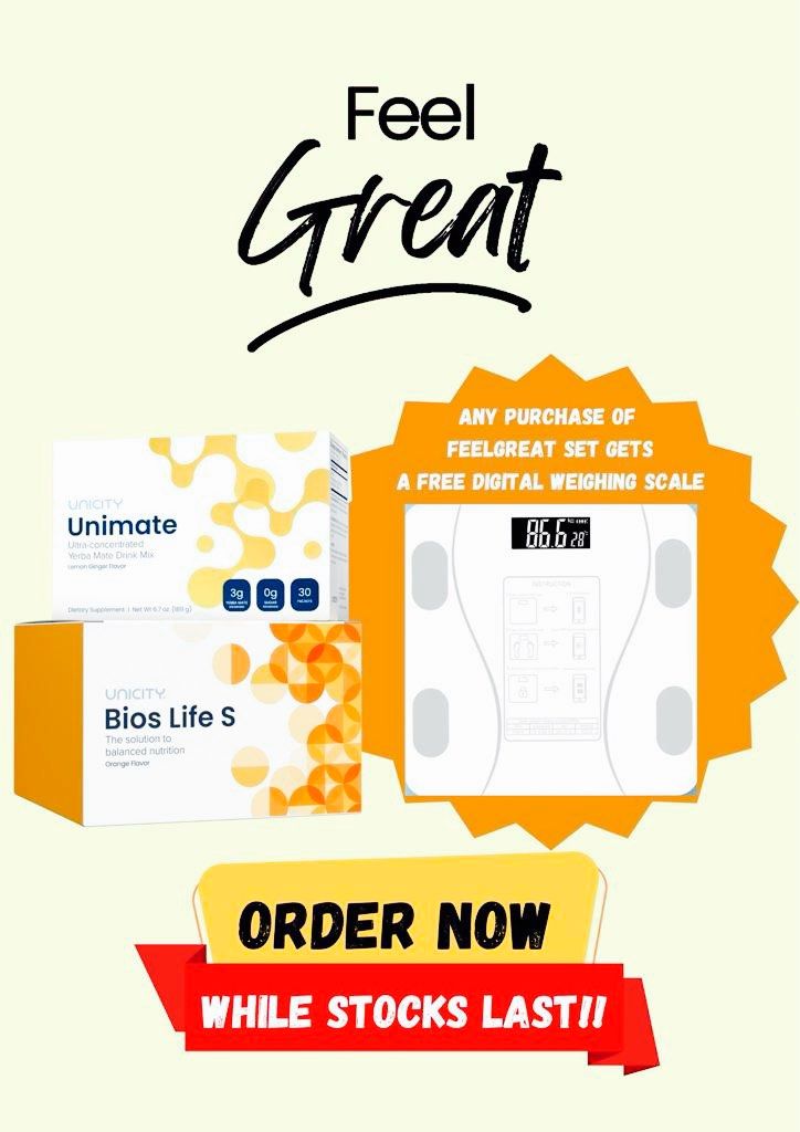 Unicity Feel Great Pack bundle, high blood, high cholesterol, diabetes ...