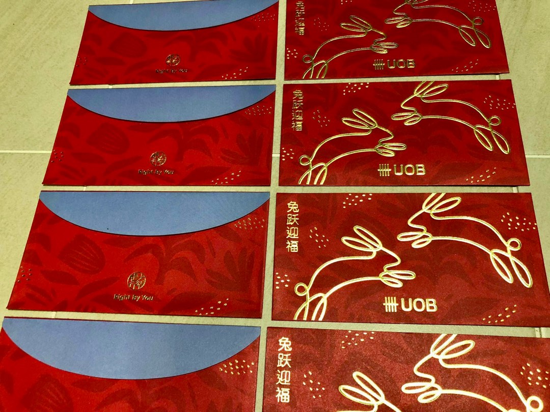 UOB Red Packet Rabbit CNY Red Packet, Hobbies & Toys, Stationery ...