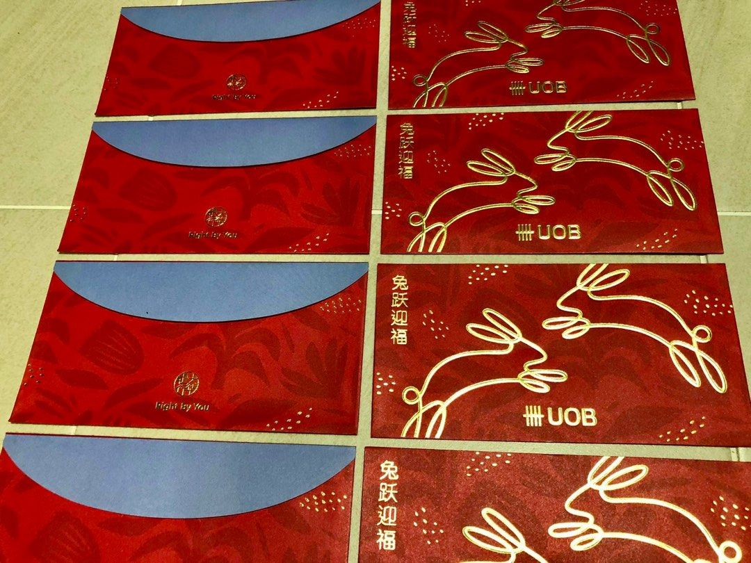 UOB Red Packet Rabbit CNY Red Packet, Hobbies & Toys, Stationery ...
