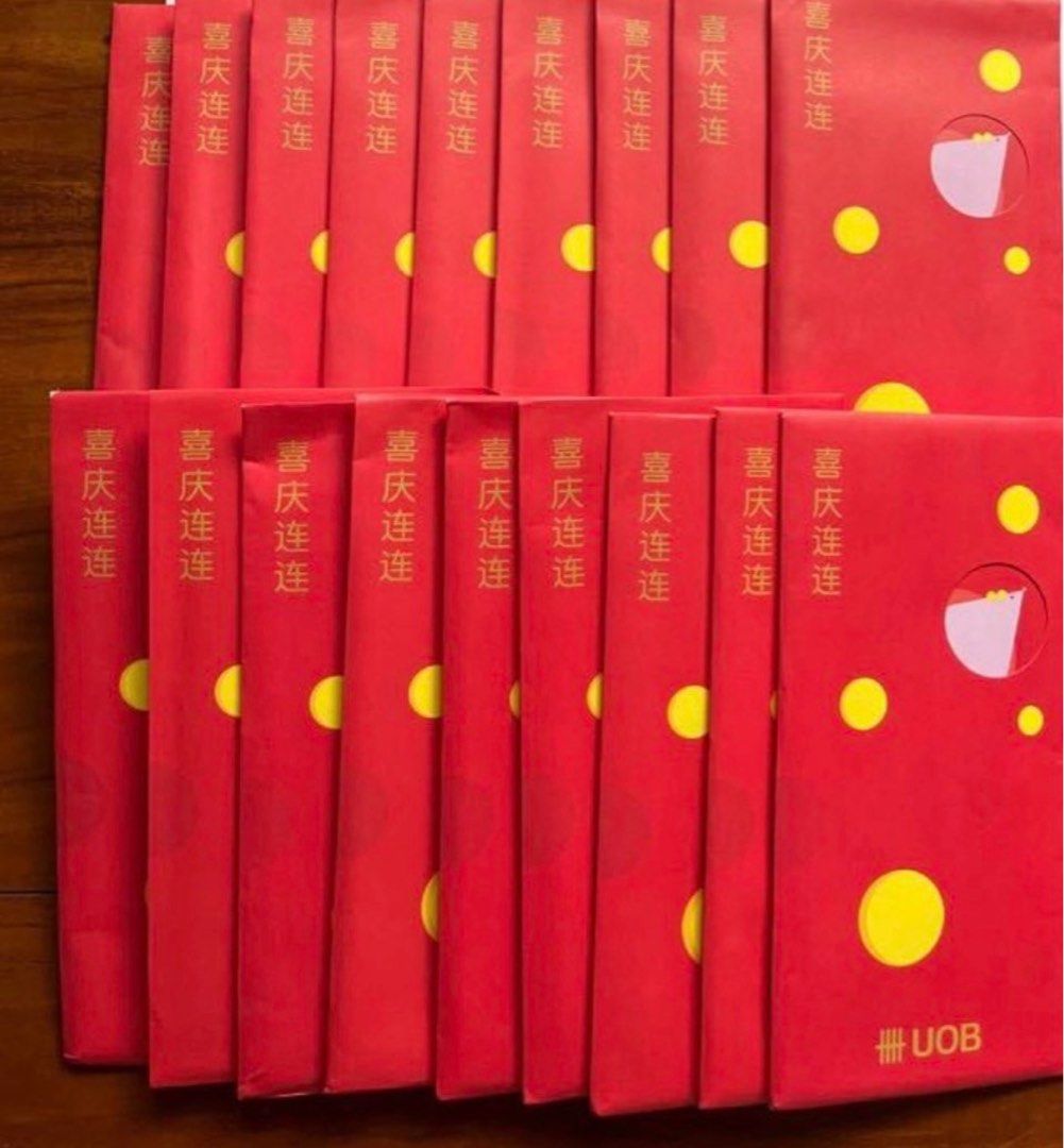 UOB Red Packets (All 30 packs), Hobbies & Toys, Stationery & Craft ...