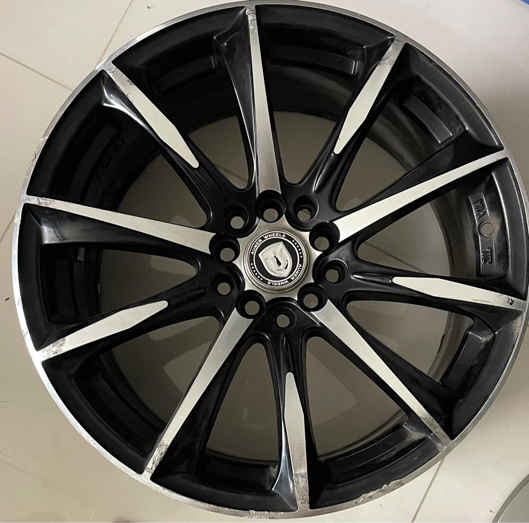 Used Sport Rims 17inch, Car Accessories, Tyres & Rims on Carousell