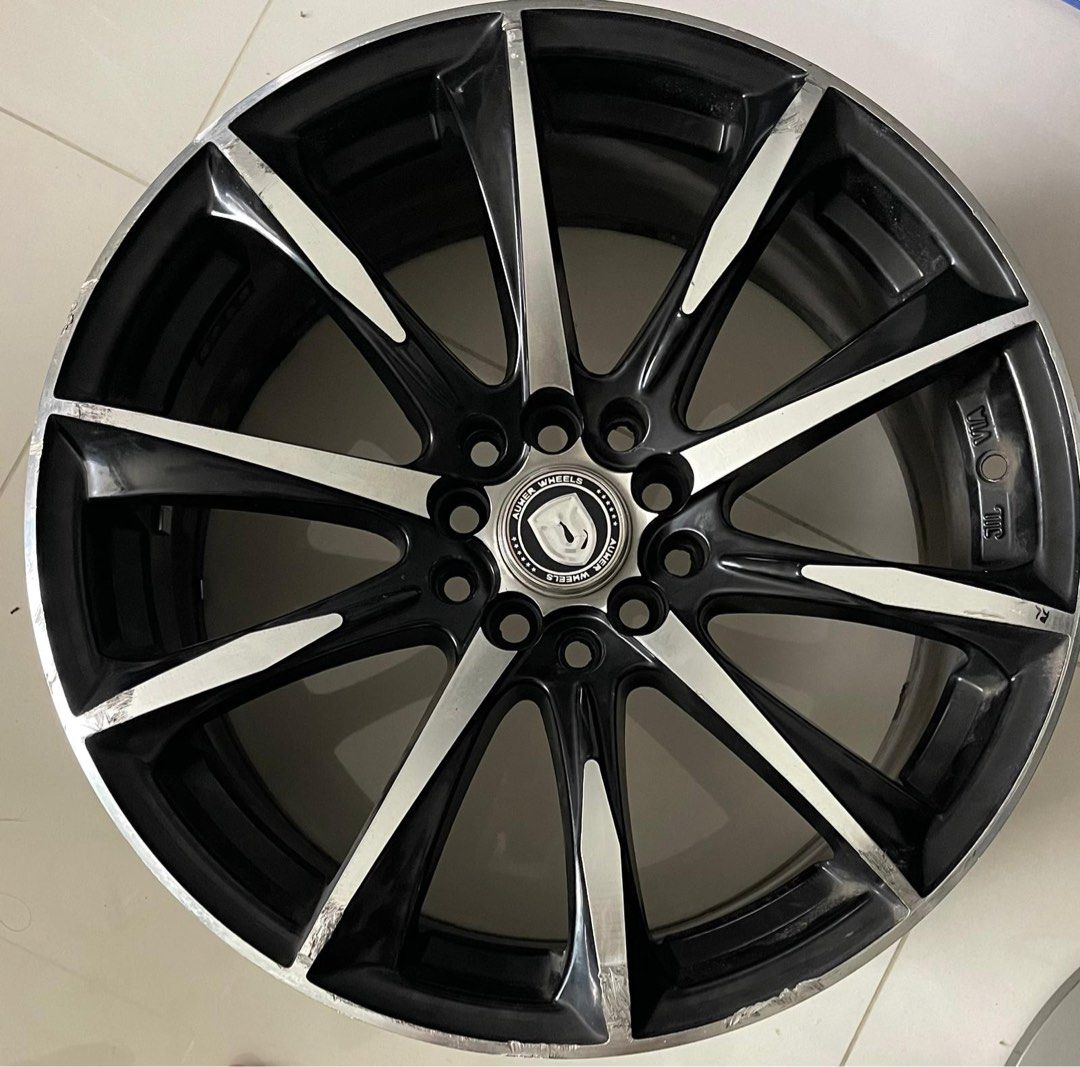 Used Sport Rims 17inch, Car Accessories, Tyres & Rims on Carousell