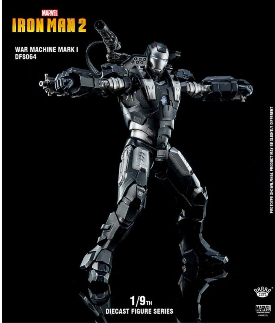 War Machine Mark 1 Iron Man - King Art DIECAST FIGURE DFS064, Hobbies ...