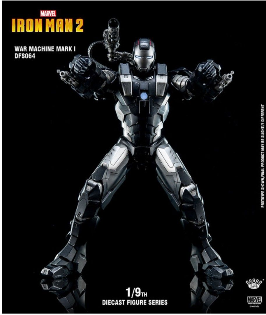 War Machine Mark 1 Iron Man - King Art DIECAST FIGURE DFS064, Hobbies ...