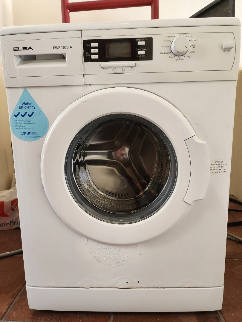 Washing Machine (ELBA EWF 1073 A); 7kg Front Load, TV & Home Appliances ...