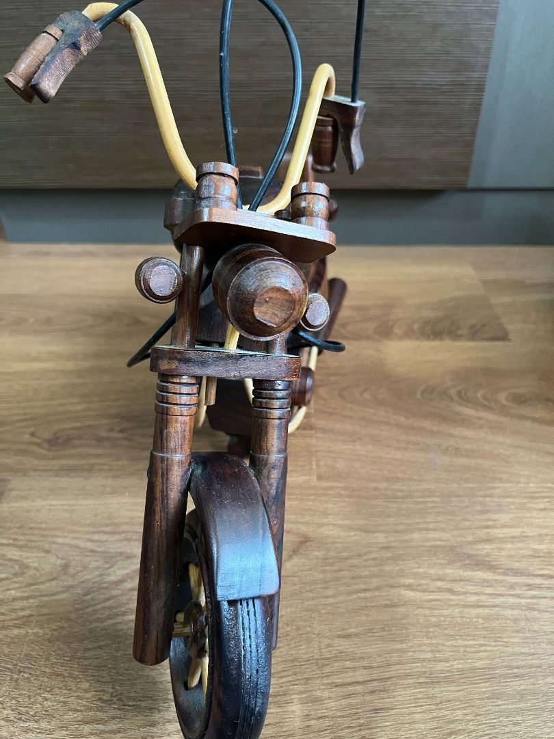 Wooden Harley Davidson Bike Model INOE, Hobbies & Toys, Memorabilia ...