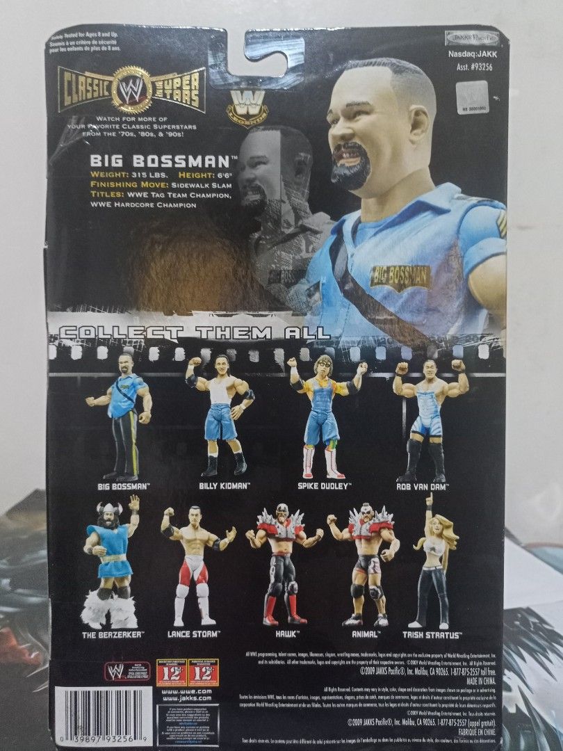 WWE Classic Super Star Big Boss Man figure, Hobbies & Toys, Memorabilia ...