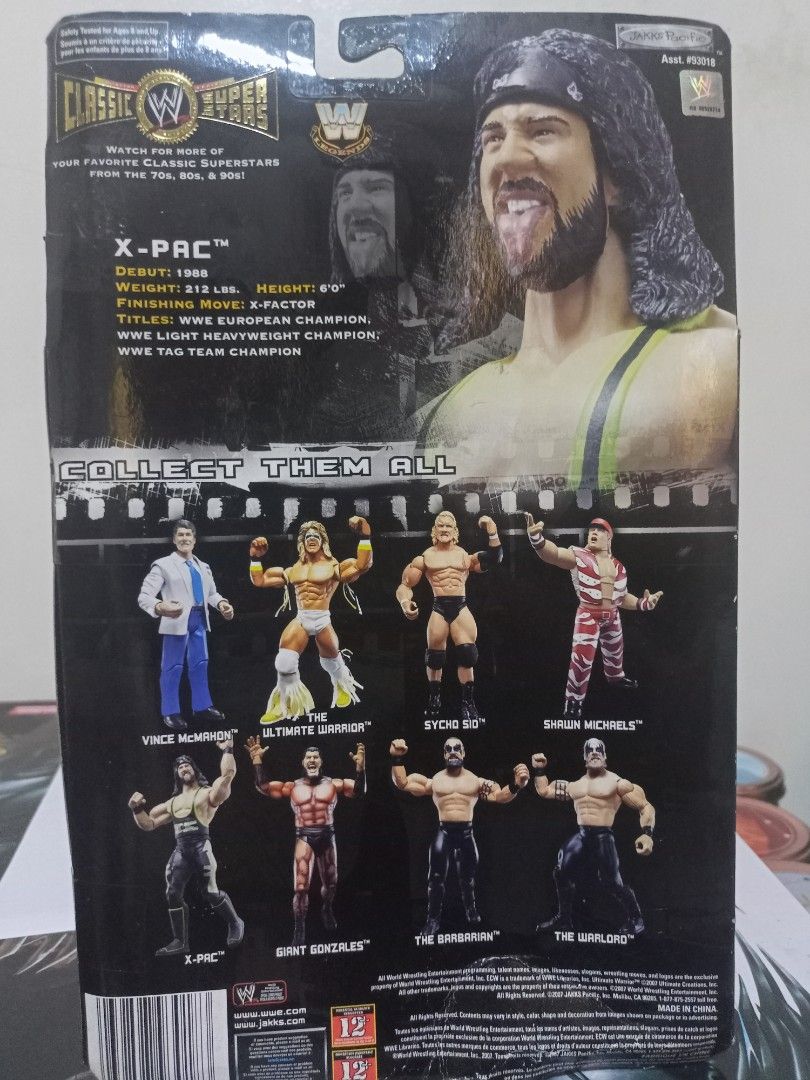 WWE Classic Super Star X-Pac figure, Hobbies & Toys, Memorabilia ...