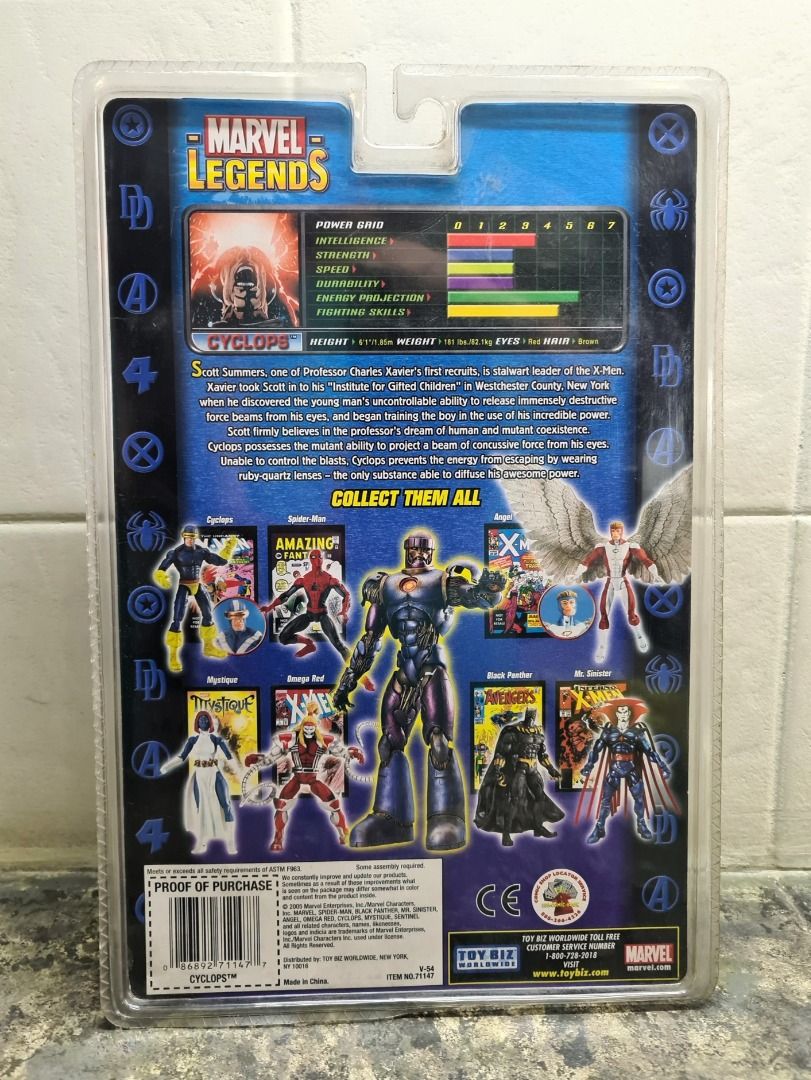 X-MEN CYCLOPS - Marvel Legends Sentinel Series, Hobbies & Toys, Toys ...