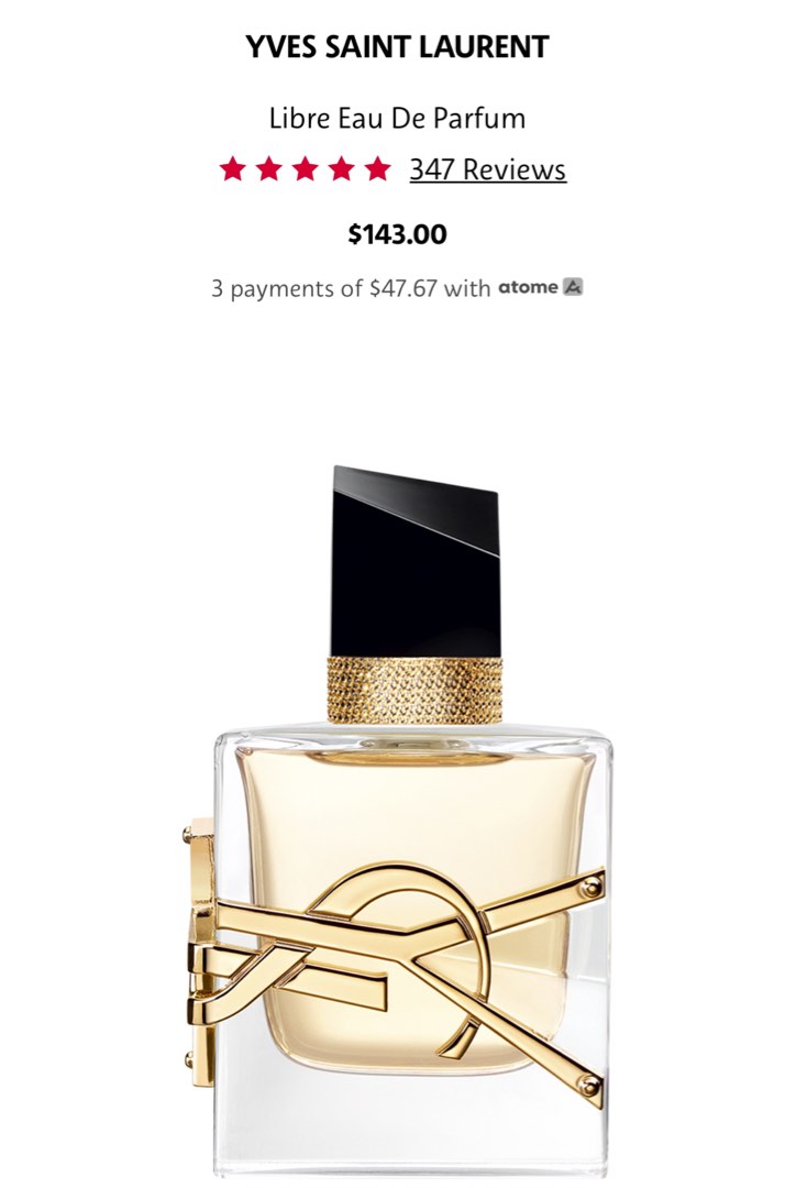 YSL Libre Prefume 30ml, Beauty & Personal Care, Fragrance & Deodorants on Carousell
