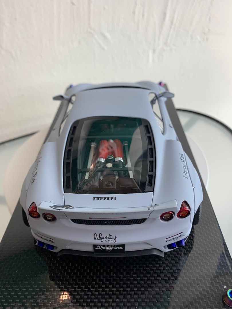 1/18 Ferrari 430 Liberty Walk LB Performance Zero Fighter Grey, Hobbies ...