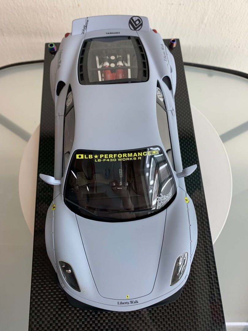 1/18 Ferrari 430 Liberty Walk LB Performance Zero Fighter Grey, Hobbies & Toys, Toys & Games on ...