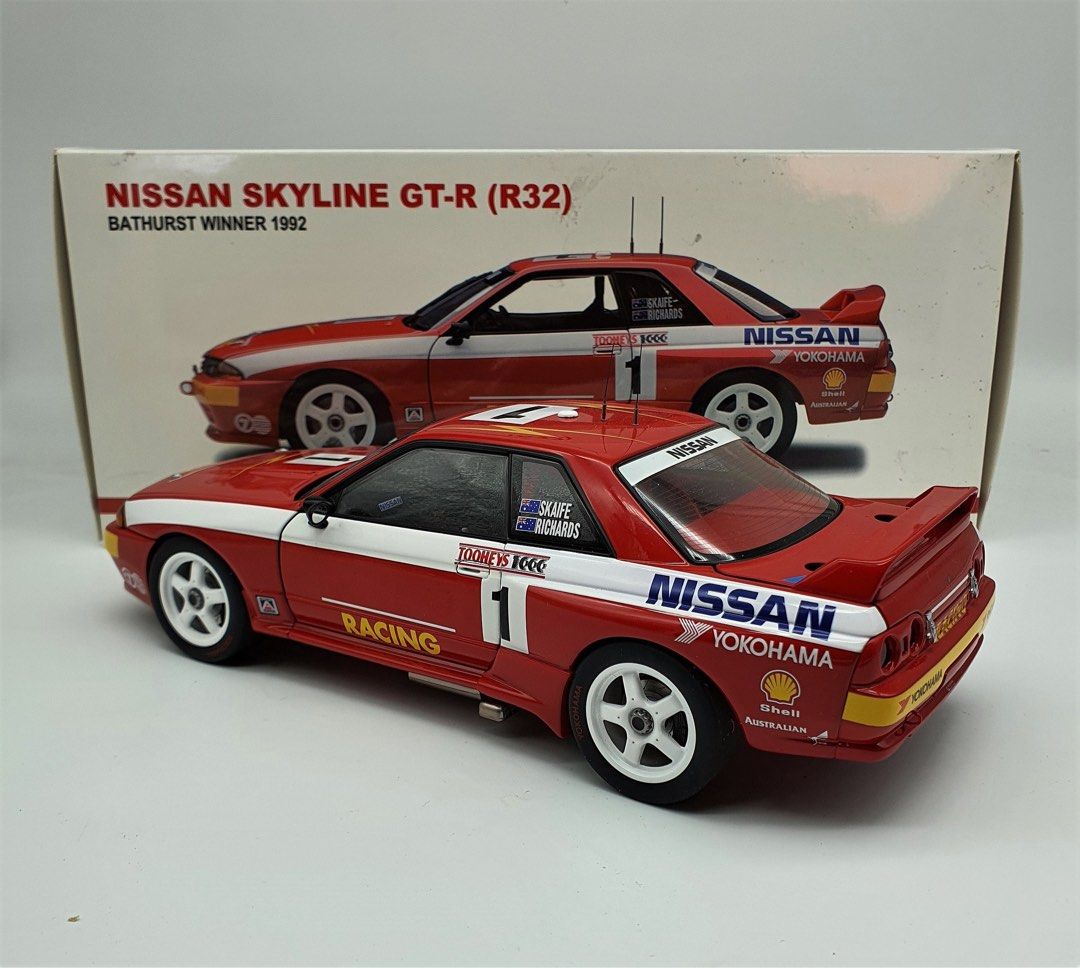 1:18 Nissan GTR R32 Bathurst Winner 1992, Hobbies & Toys, Toys & Games ...