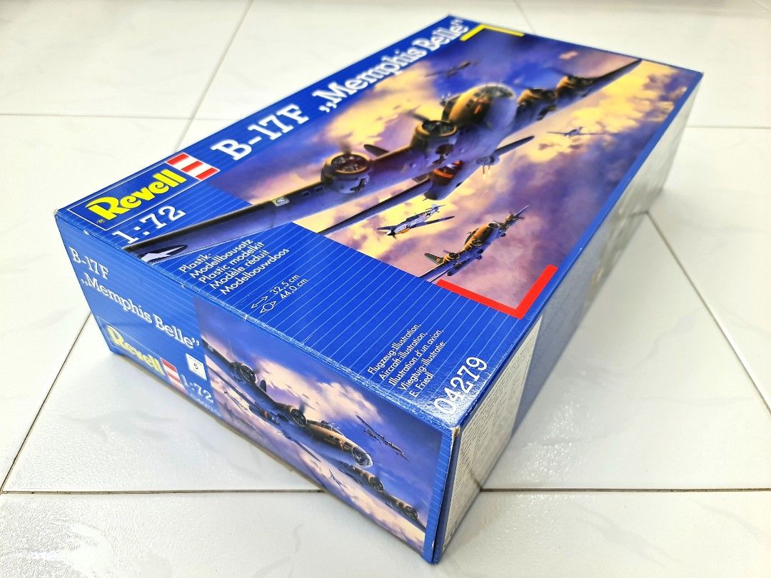 1/72 Revell #04279 USAF B-17F Flying Fortress "Memphis Belle" (2nd ...