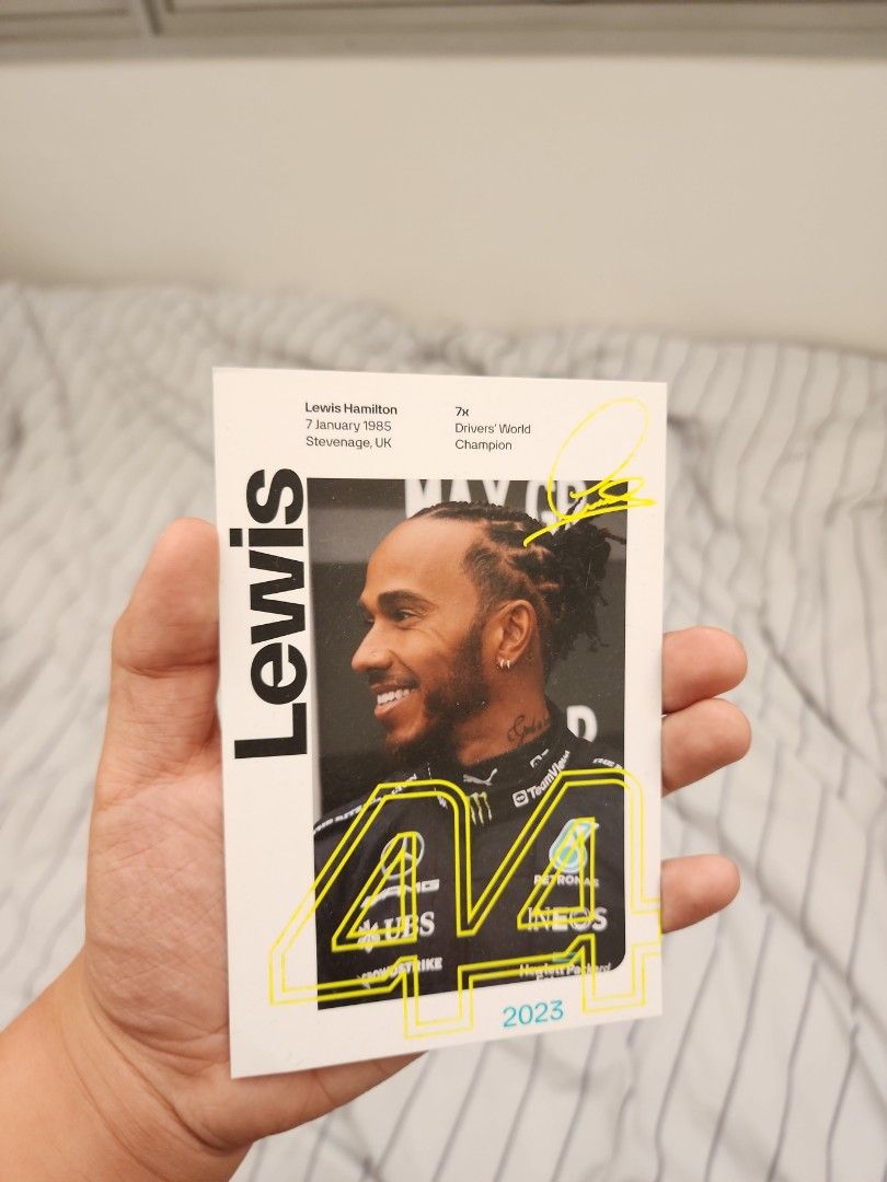 2023 Mercedes f1 driver cards, Hobbies & Toys, Memorabilia ...