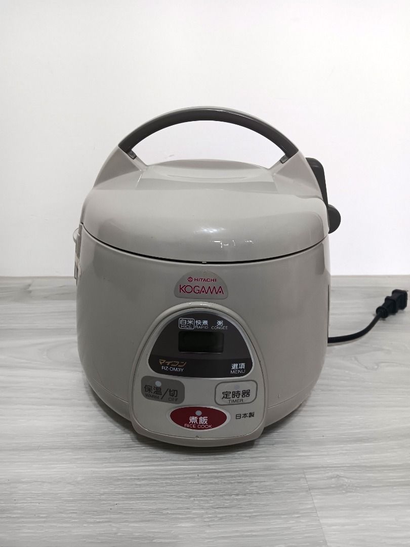 3人份 [日立 HITACHI] 日本製 電子鍋 電鍋 炊飯鍋 RZ-DM3Y 310W 含內鍋、米杯, 電視及其他電器 , 廚房用品, 鍋具 ...