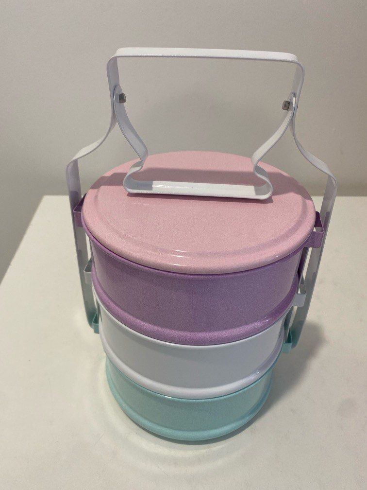 3 Layers Lunch box Stainless Steel, Furniture & Home Living ...